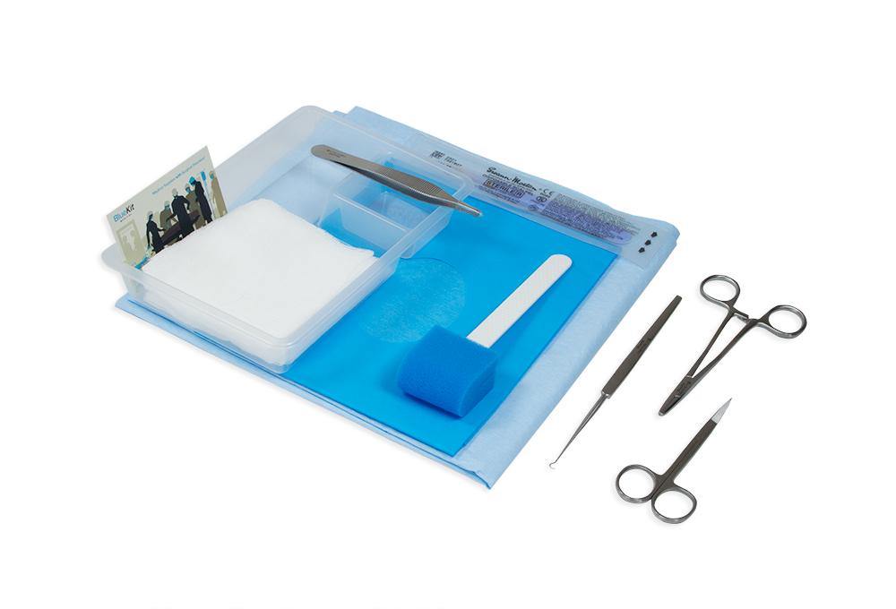 Minor Skin Surgery Kit, Set 2 ( Pack of x 5 ) – BlueKit Medical