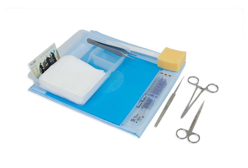 Minor Skin Surgery Kit, Set 1 ( Pack of x 5 ) – BlueKit Medical